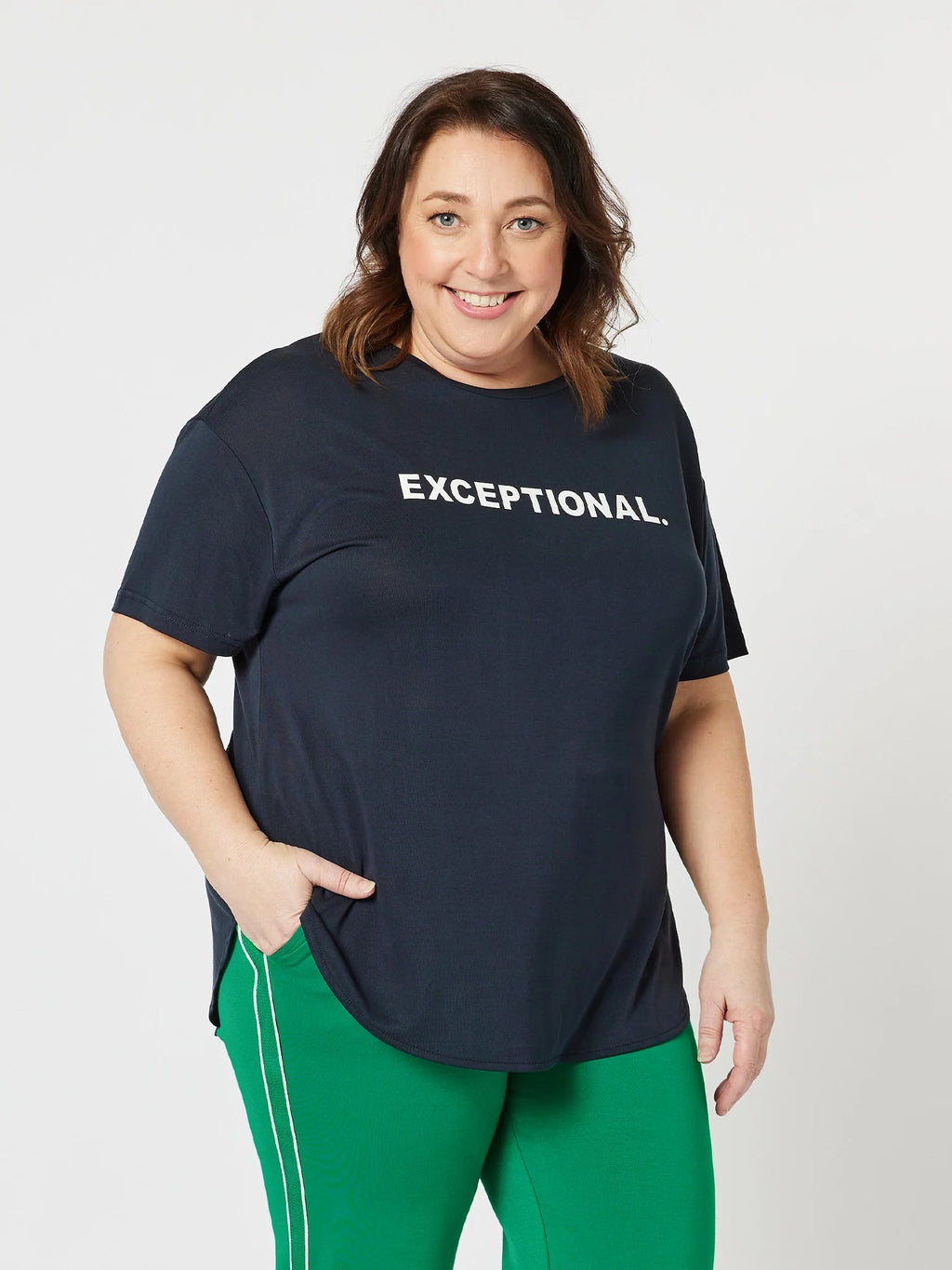 Threadz Tees | Exceptional Print T-Shirt Navy Blue | Short Sleeves – Ebony Boutique NZ