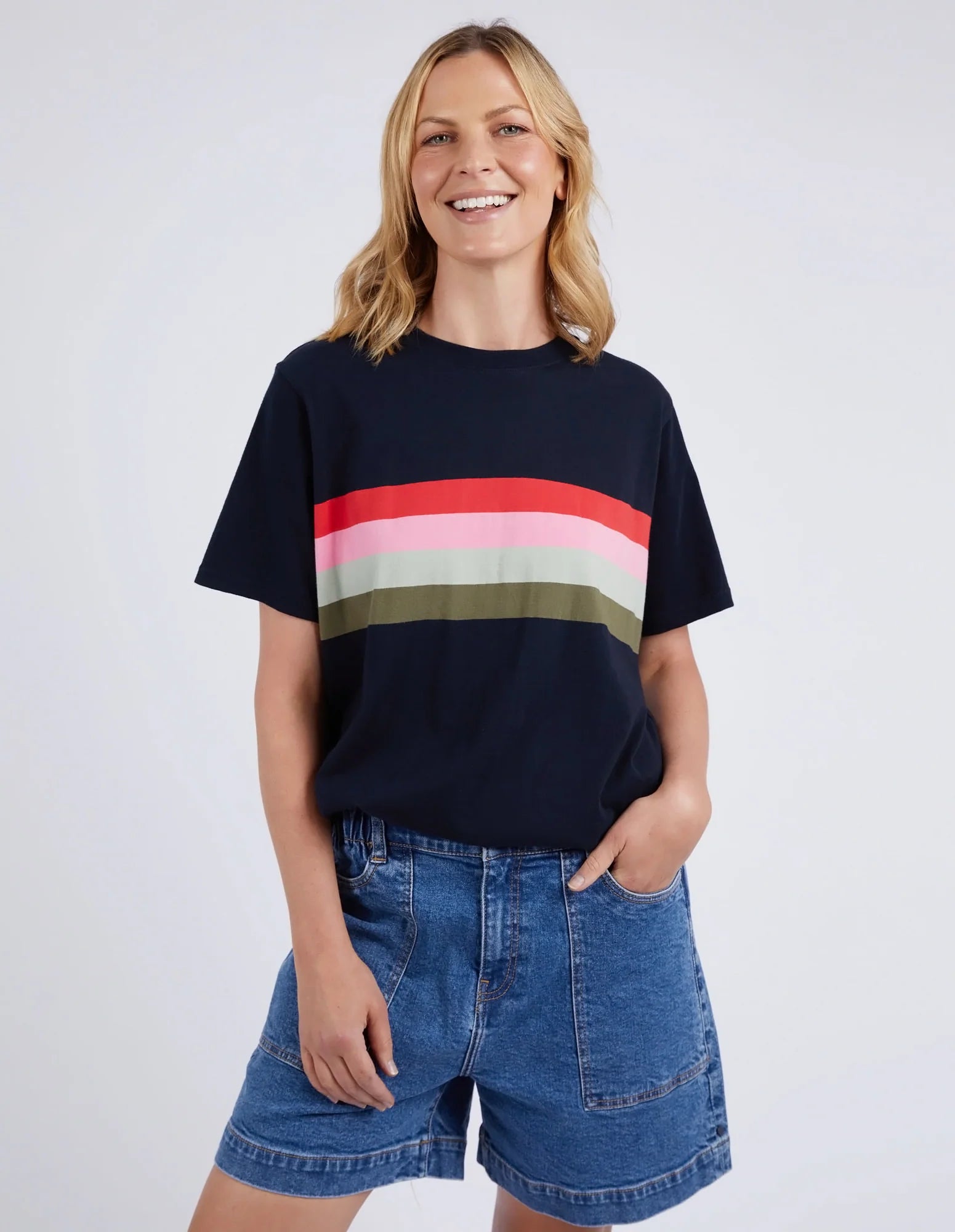 Elm | Terra Tee | Navy | New Zealand – Ebony Boutique NZ