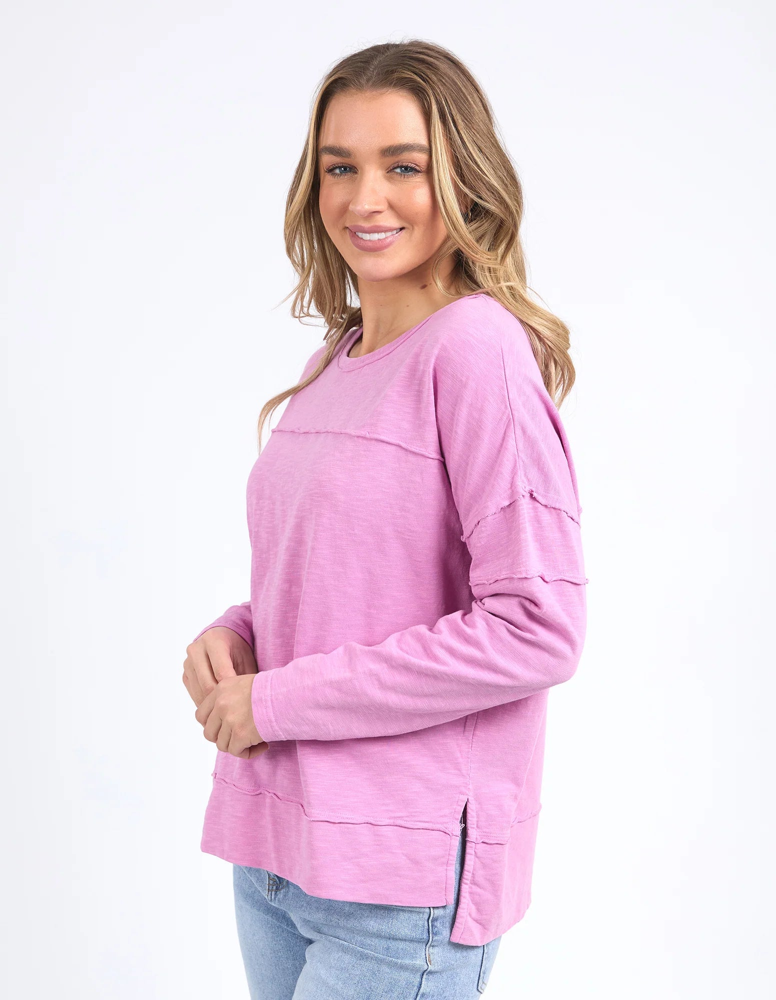 Foxwood Jayne Throw On Top | Women’s Cotton Long Sleeve – Ebony Boutique NZ