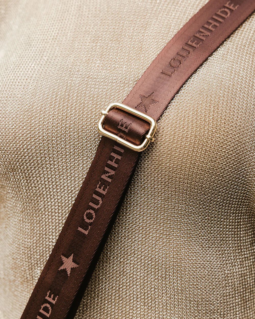 Louenhide | Logo Guitar Strap | Chocolate | New Zealand – Ebony Boutique NZ