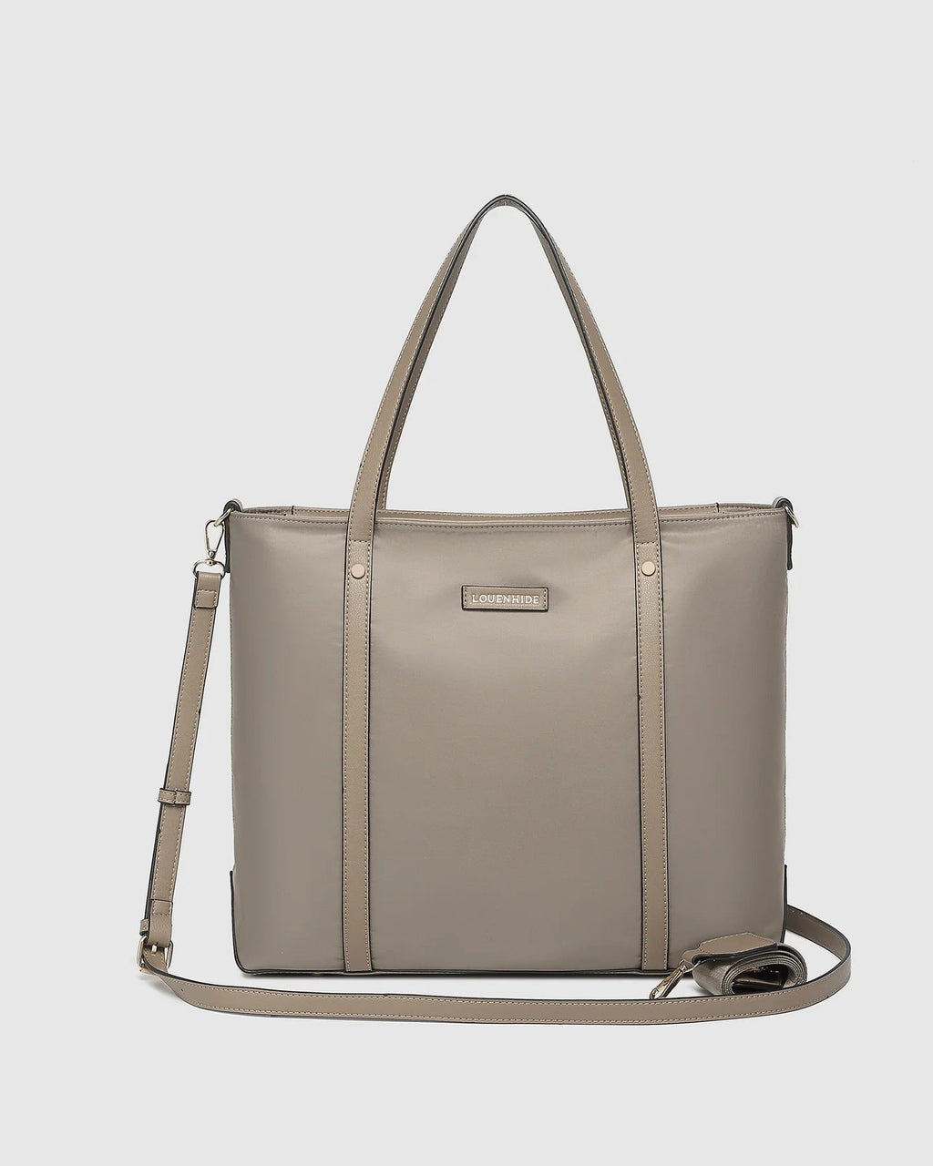 Louenhide Tote Bags NZ | Nora Nylon Shoulder Handbag Coffee – Ebony ...