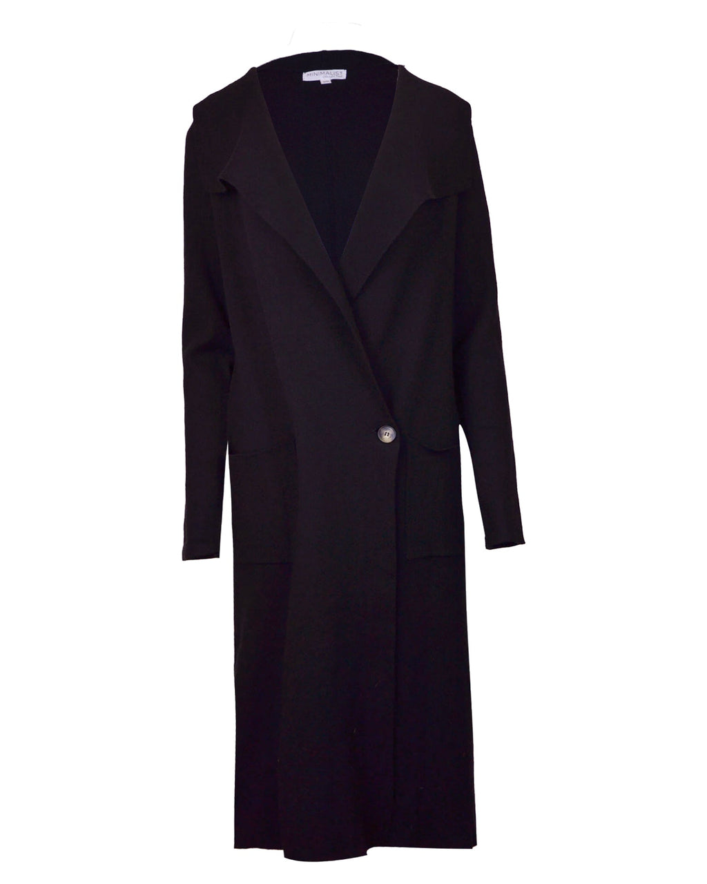 Love Lily | Adele Wide Collar Pocketed Long Coatigan | New Zealand ...