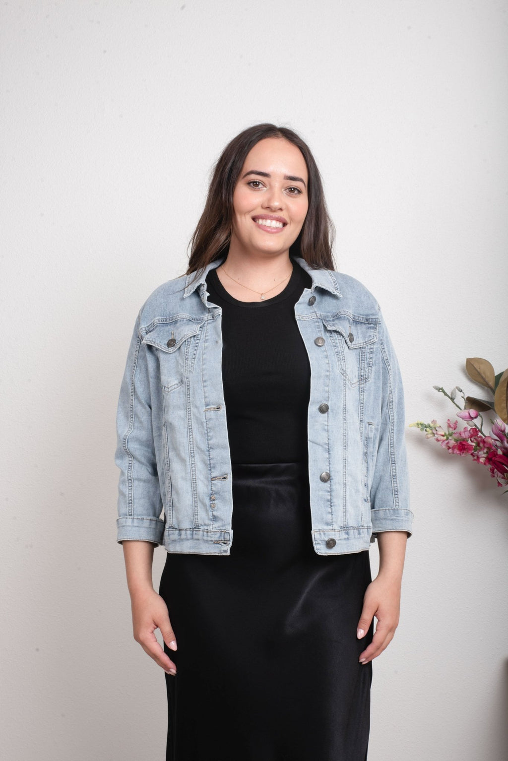Threadz Denim Jackets NZ | Collared | Capsule Wardrobe Staple – Ebony ...