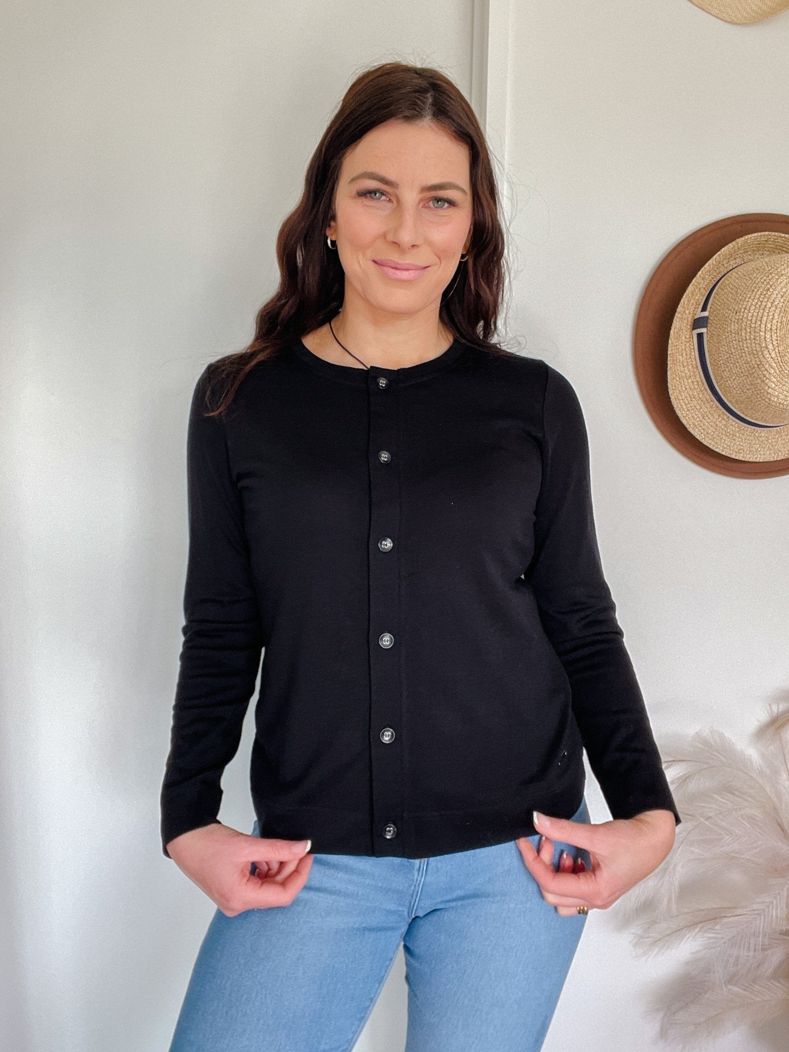 Sustainable Womens Clothing NZ | Merino Cardigans Merino Wool – Ebony ...