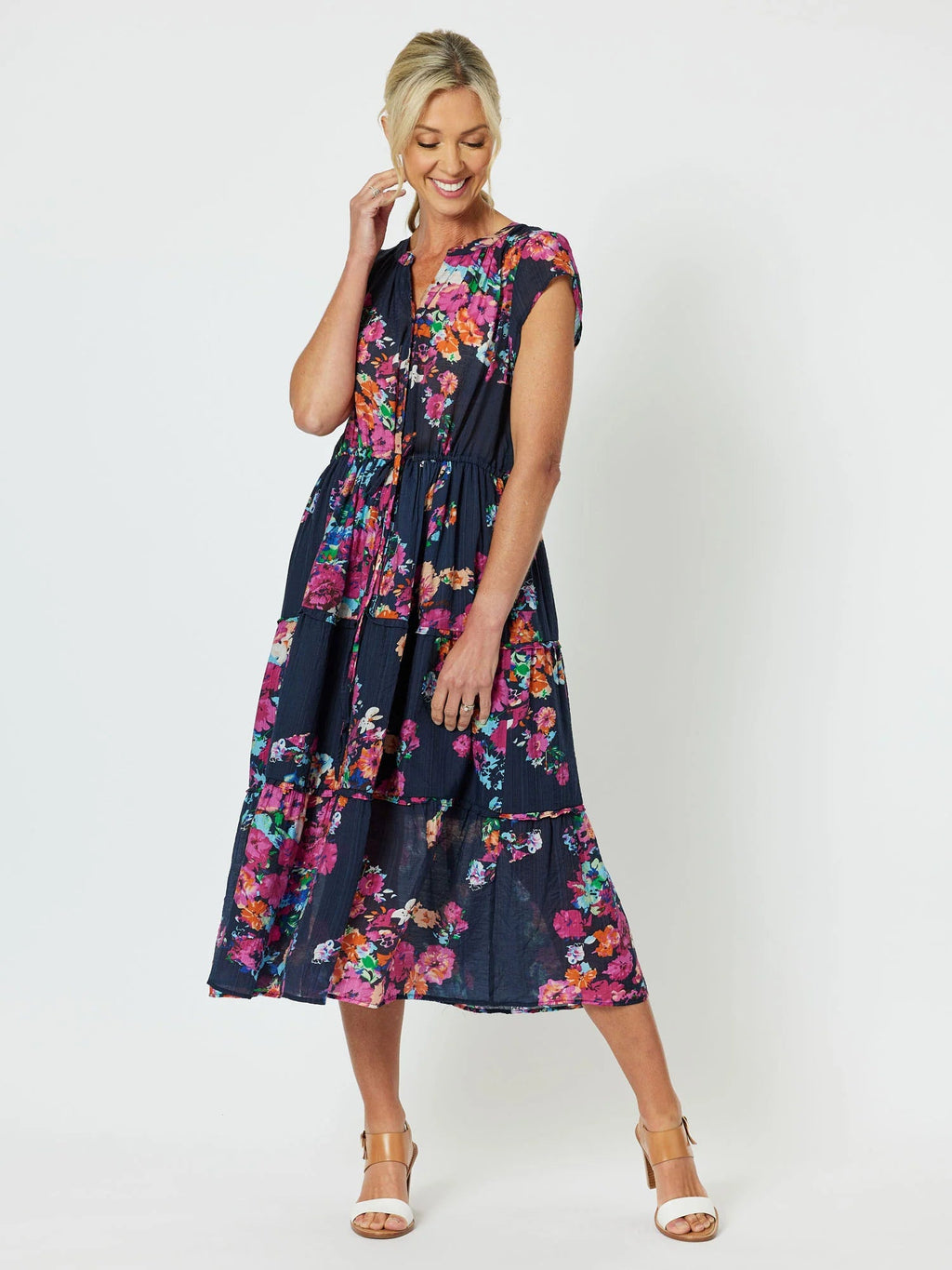 Gordon Smith | Botanical Dress | Women's Floral Dresses NZ – Ebony ...