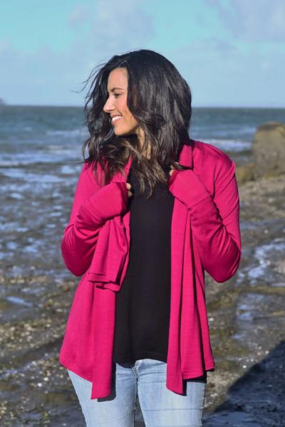 Sustainable Womens Clothing NZ | Merino Cardigans Merino Wool – Ebony ...